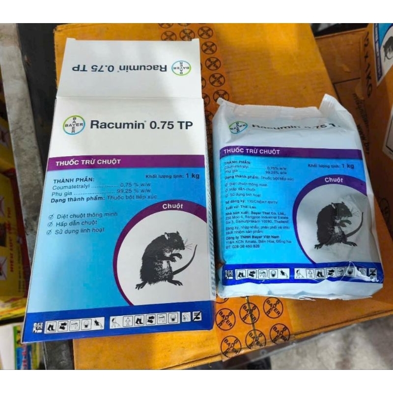 Thuốc trừ Chuột Racumin gói 1kg | Shopee Việt Nam