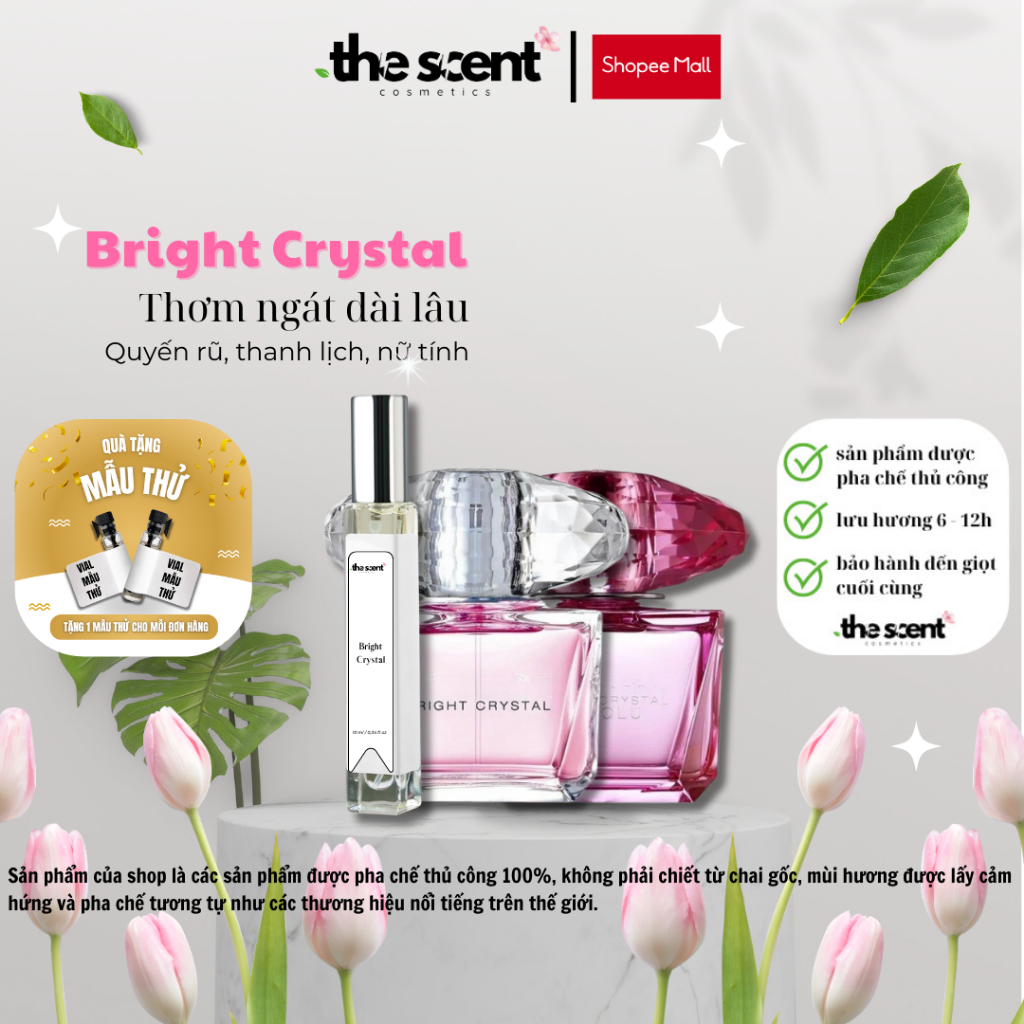 Nước Hoa Nữ Princess Bright Crystal EDT Bright Crystal Absolute EDP ...