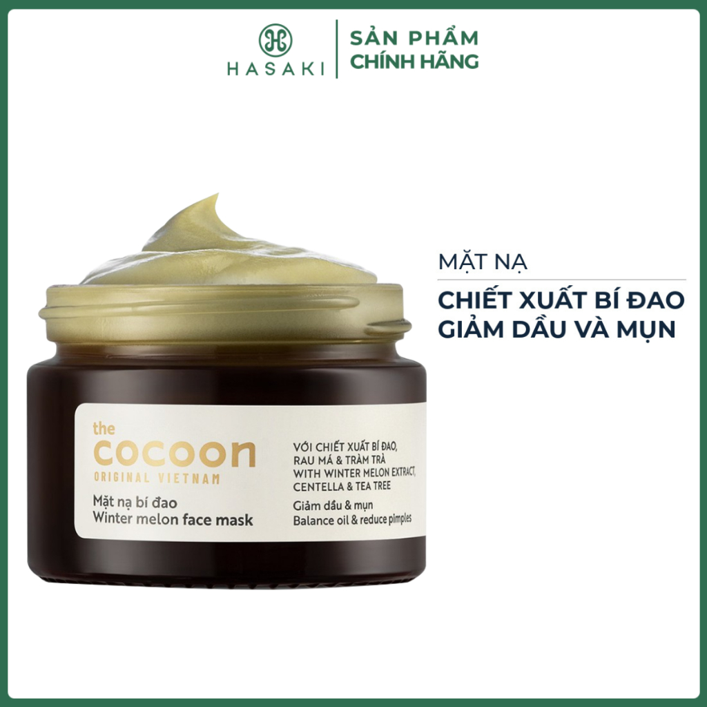 [COCOON 6.3] Mặt Nạ Cocoon Bí Đao Giảm Dầu & Mụn 30ml Cocoon Winter ...