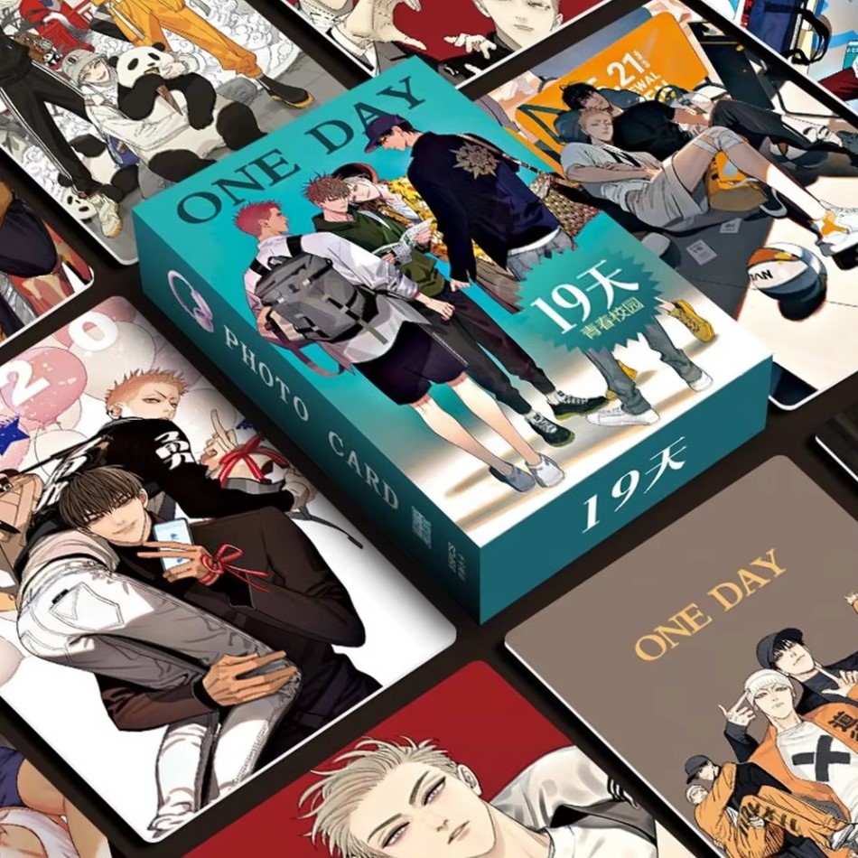 Hộp 55 lomo card 19 Days thẻ ảnh anime manhwa hologram Korean Comics BL ...