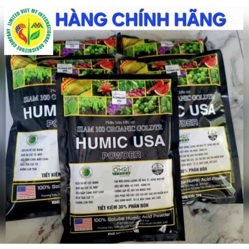 Phân bón humic usa 1kg pha 1000lit kích rễ dưỡng cây | Shopee Việt Nam