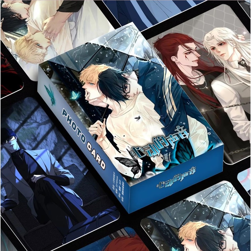 Hộp 55 lomo card Âm thanh của trái tim thẻ ảnh hologram Korean Comics ...