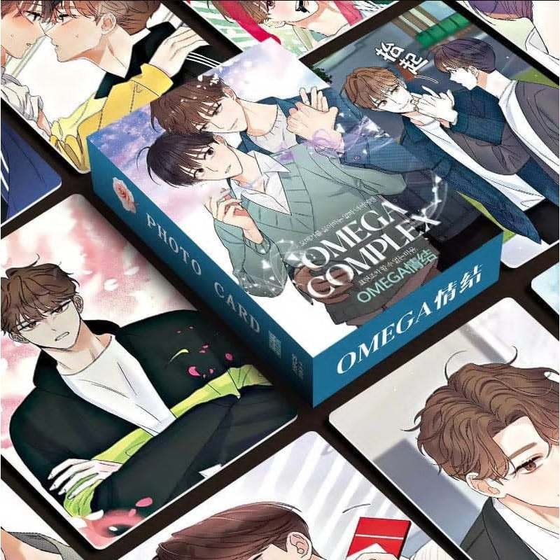 Hộp 55 lomo card Omega Complex thẻ ảnh anime hologram Korean BL Manhwa ...