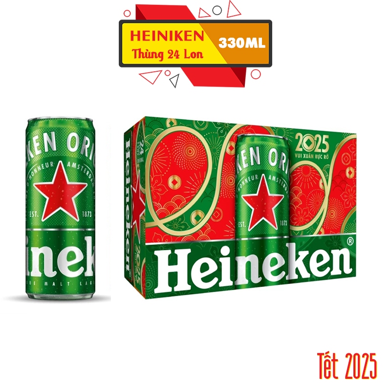 Thùng bia Tiger - Heiniken 24 lon 330ml/lon , chính hãng | Shopee Việt Nam