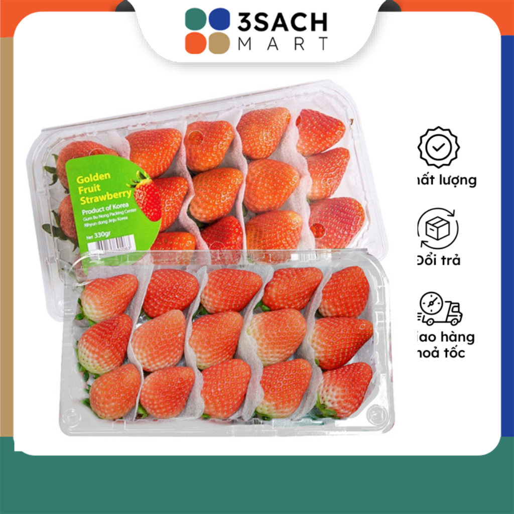 Dâu Hàn Quốc (Hộp 330g) | Shopee Việt Nam