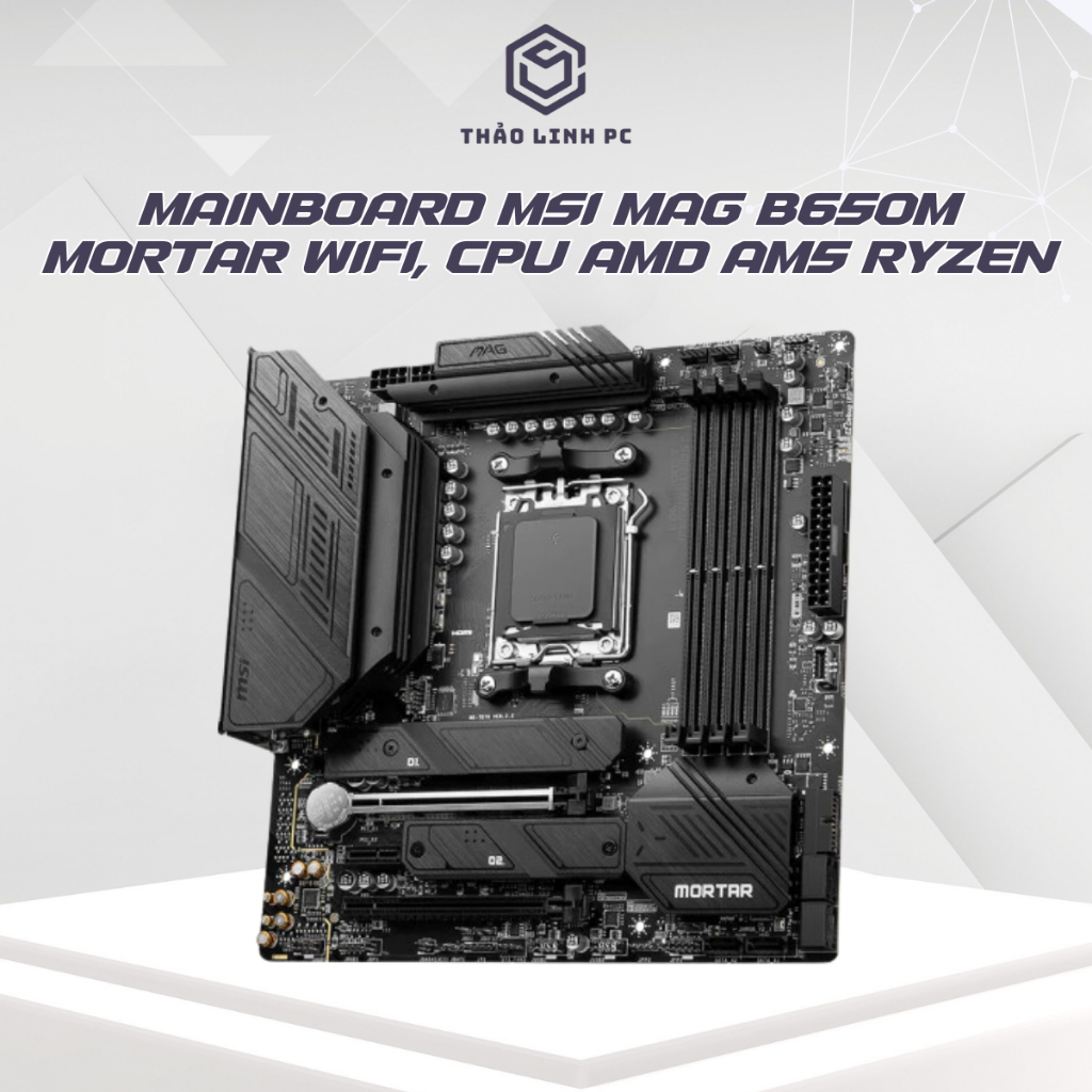 Mainboard MSI MAG B850M - B650M Mortar Wifi, CPU AMD AM5 Ryzen 7000 ...