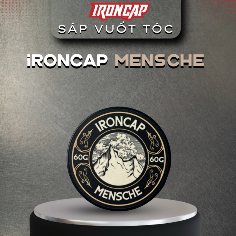 Sáp vuốt tóc nam IronCap MensChe - Claywax Oilbase - wax tạo kiểu tóc ...