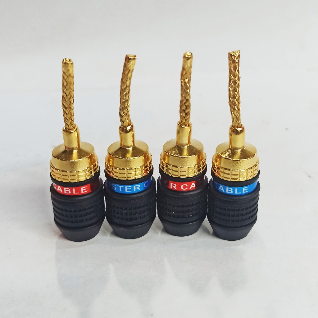 Đầu Giắc Cắm Loa, Giắc Móc câu (Mỏ chim mềm) Monster đenb | Speaker ...