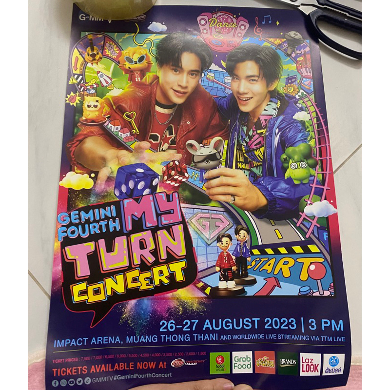 Poster GF GeminiFourth My turn concert Official (No sign) | Shopee Việt Nam