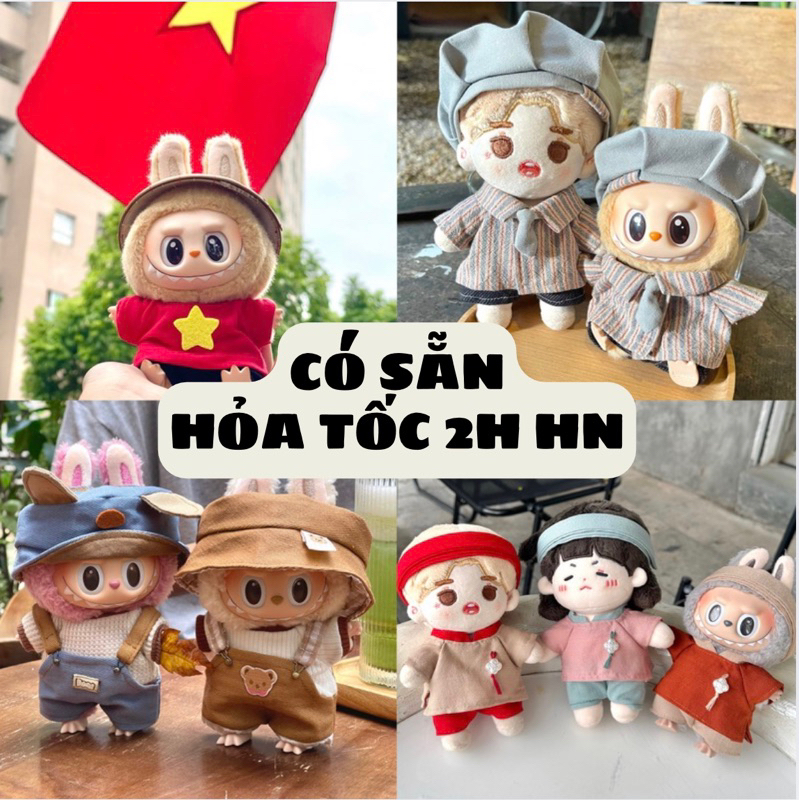 Outfit quần áo cho LABUBU và DOLL 10cm 15cm 20cm | Shopee Việt Nam