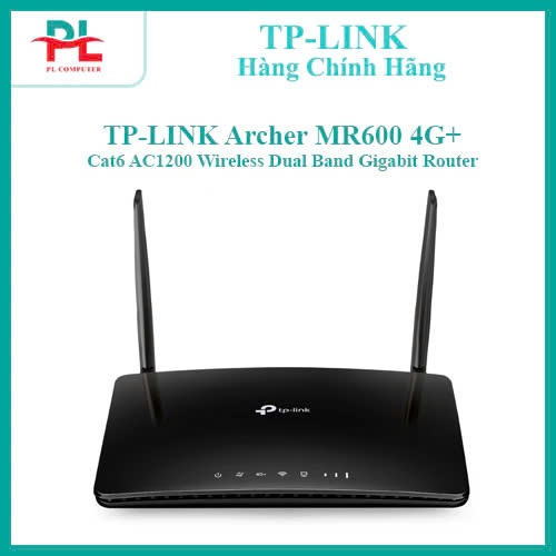 P-LINK Archer MR600 4G+ Cat6 AC1200 Wireless Dual Band Gigabit Router ...