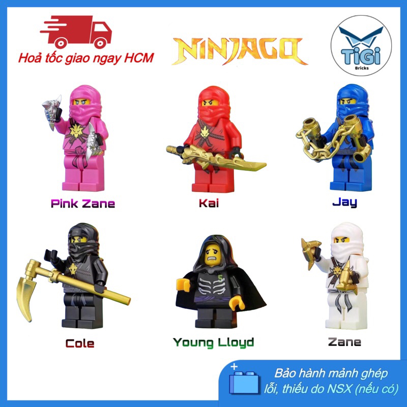 Đồ chơi Mô hình Lắp Ráp Ninjago Minifigures Pilot Season1 - Lắp ghép ...