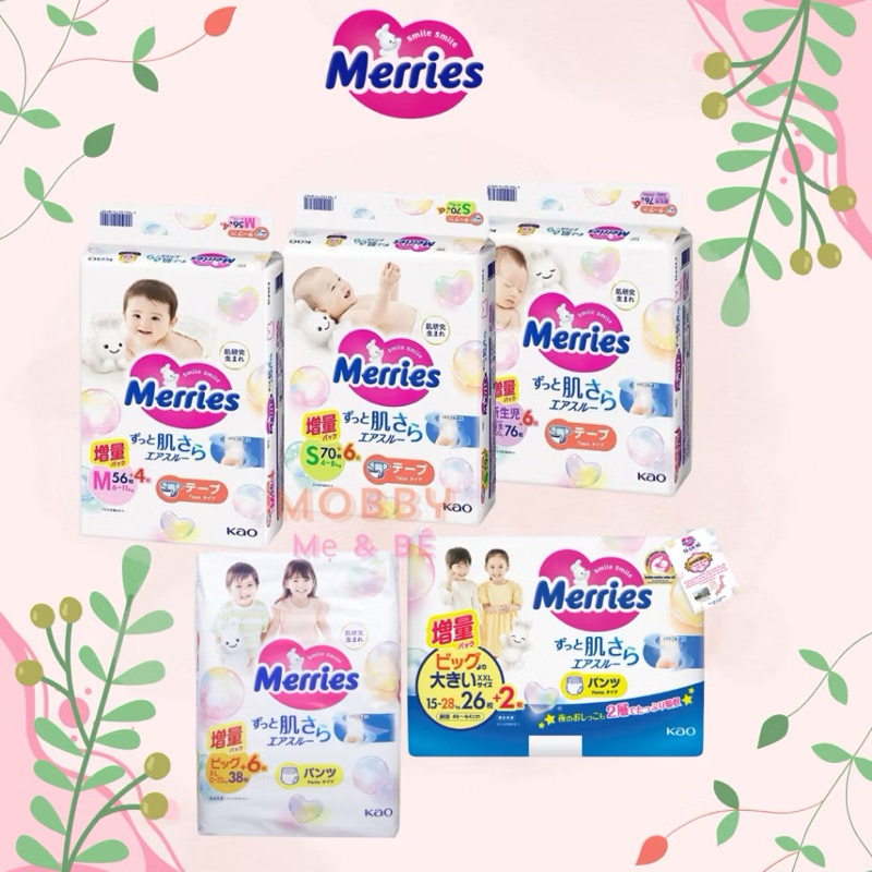 SALE Tã merries MỚI nội địa Nhật đủ size CHÍNH HÃNG | Shopee Việt Nam