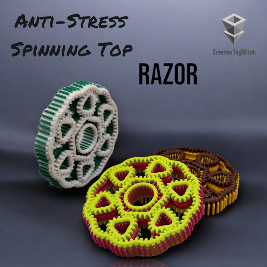 Vòng xoay bánh răng giải toả căng thẳng - Đồ chơi in 3D Fidget Spinner ...
