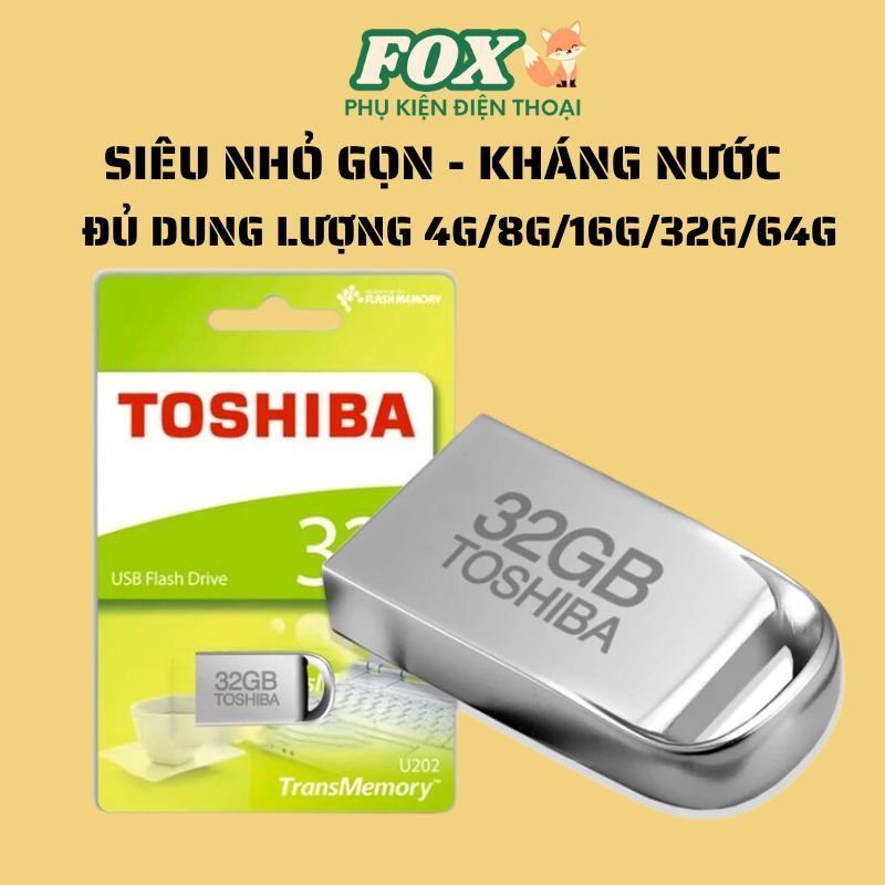 USB 4GB/8GB/16GB/32GB/64GB SIÊU NHỎ TOSHIBA 2.0-USB ÔTÔ - USB MINI ...