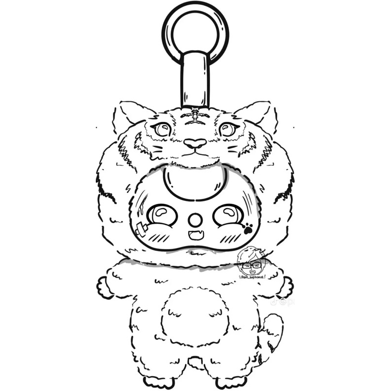 Baby Three Mini V3 (giấy dày 180gsm) - Set 14 tranh tô màu A4 A5 dùng ...