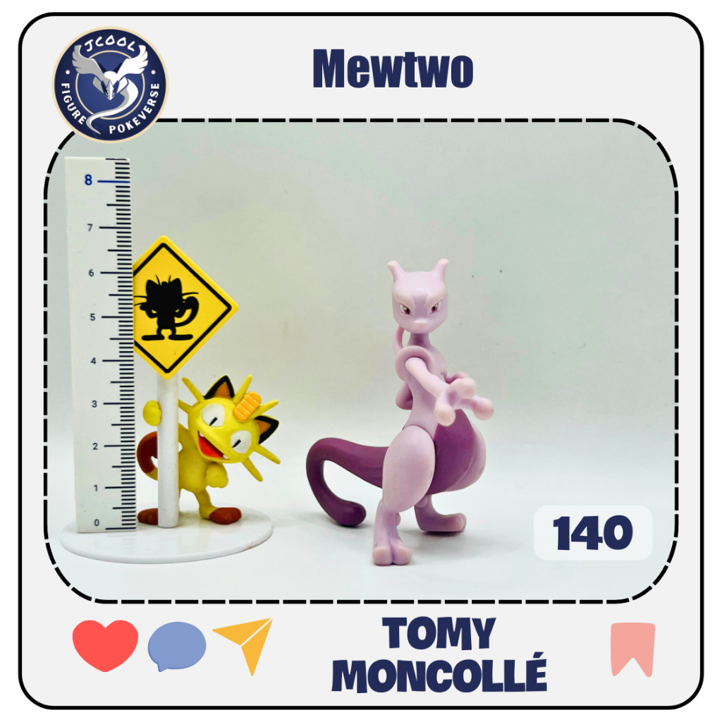 Mewtwo - Gen 1 vùng Kanto - Mô hình Pokemon TAKARA TOMY dòng MONCOLLE ...