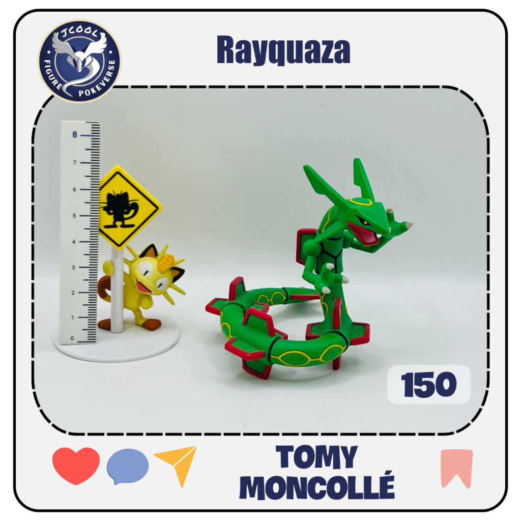 Rayquaza - Gen 3 vùng Hoenn - Mô hình Pokemon TAKARA TOMY dòng MONCOLLE ...