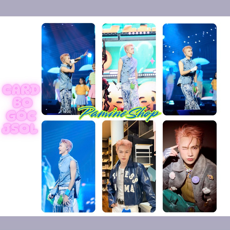 [ẢNH CARD] SET 5 CARD BO GÓC (tặng 1) ANH TRAI SAY HI JSOL MỚI NHẤT ...