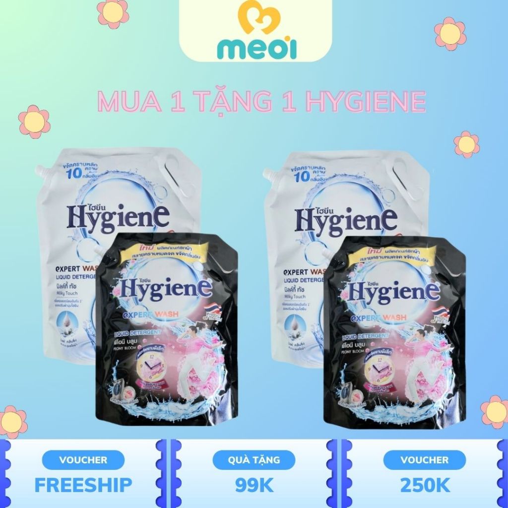 Nước Giặt Xả 2in1 Hygiene Nhập Khẩu Thái Lan 1800ml - Làm Sạch Vết Bẩn, Lưu Hương Thơm Ngát ...