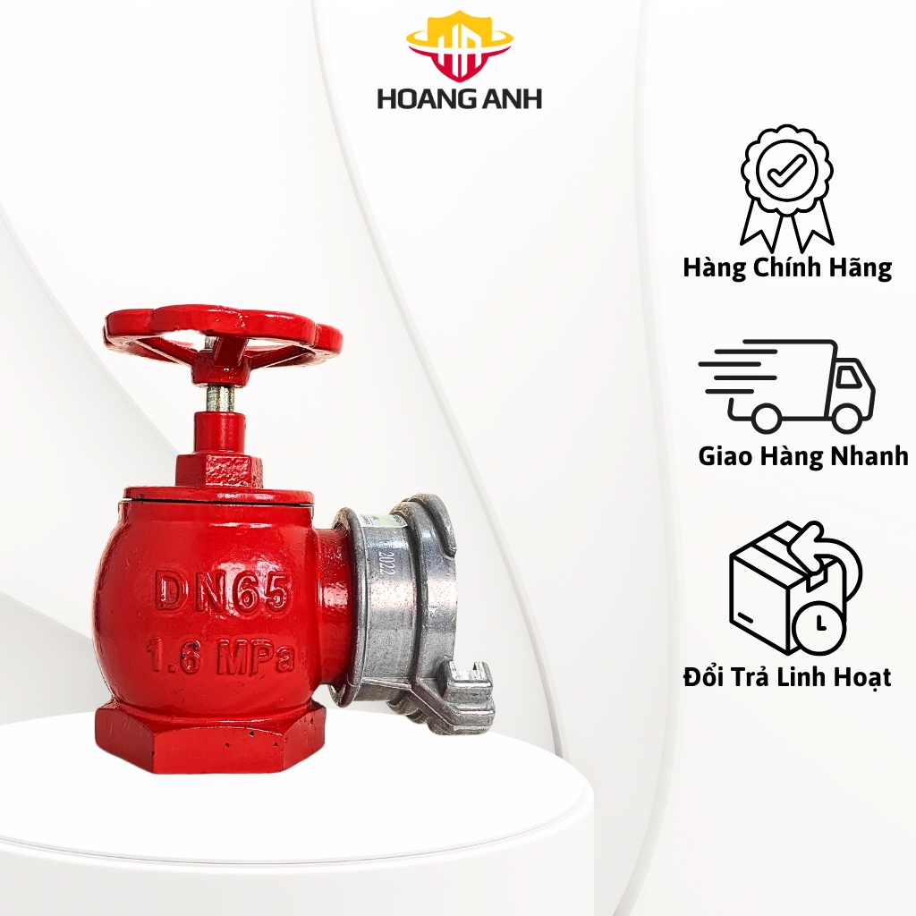 Van góc chữa cháy D65,D50 làm bằng gang, kích thước nhỏ gọn, dễ vận ...