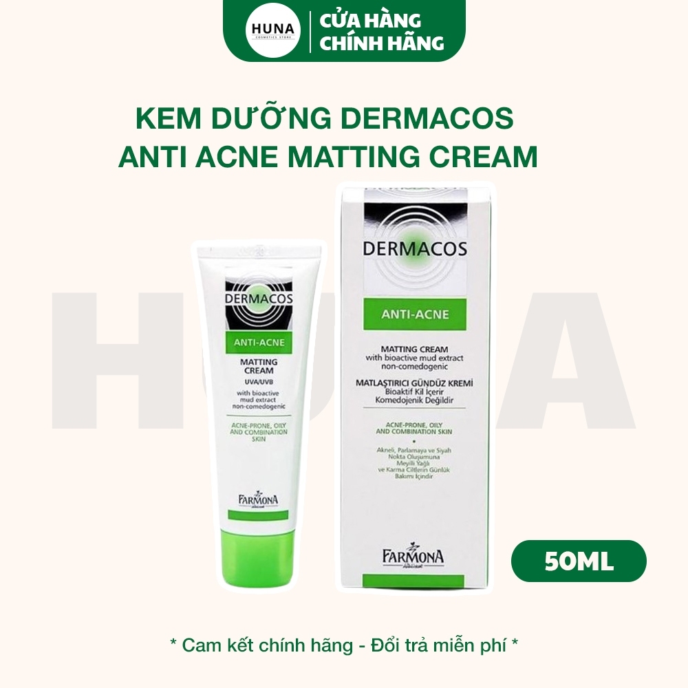 Kem Dưỡng Dành Cho Da Dầu, Mụn Dermacos Anti Acne Matting Cream 50mL ...