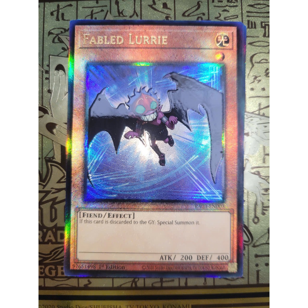 Thẻ bài Yugioh - TCG - Fabled Lurrie - RA03-EN003 - Quarter Century Bonanza 1st Edition (UK ...