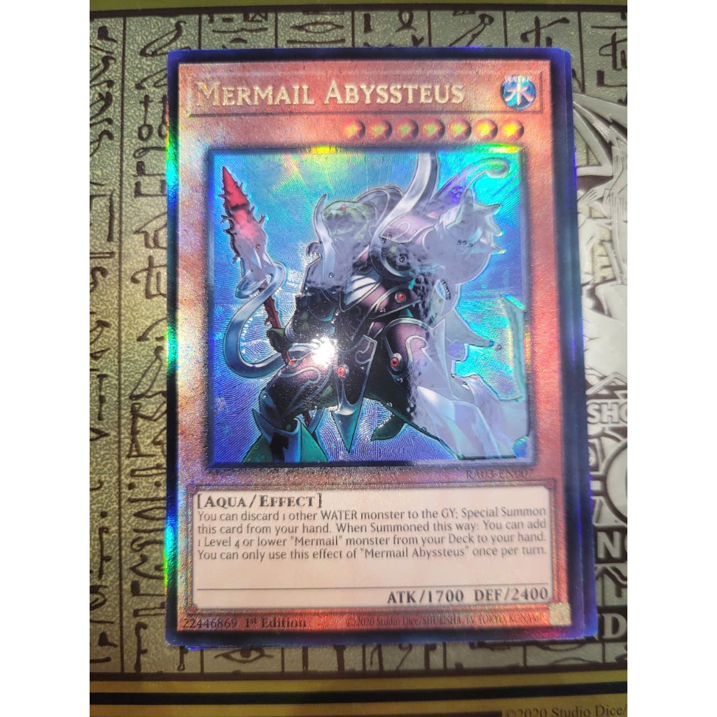 Thẻ bài Yugioh - TCG - Mermail Abyssteus - RA03-EN007 - Quarter Century ...