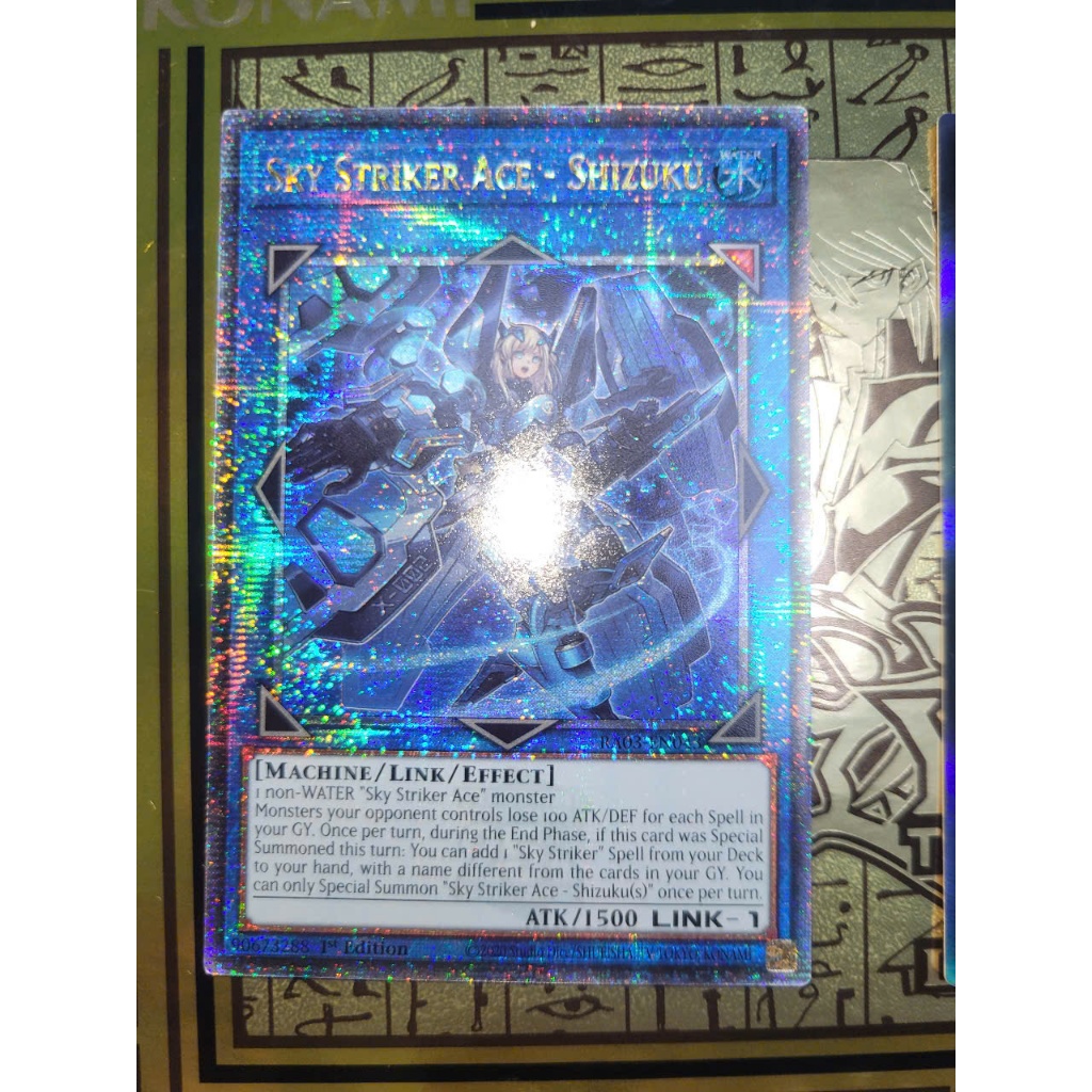 Thẻ bài Yugioh - TCG (UK) - Sky Striker Ace - Shizuku - RA03-EN043 - Quarter Century Secret Rare ...