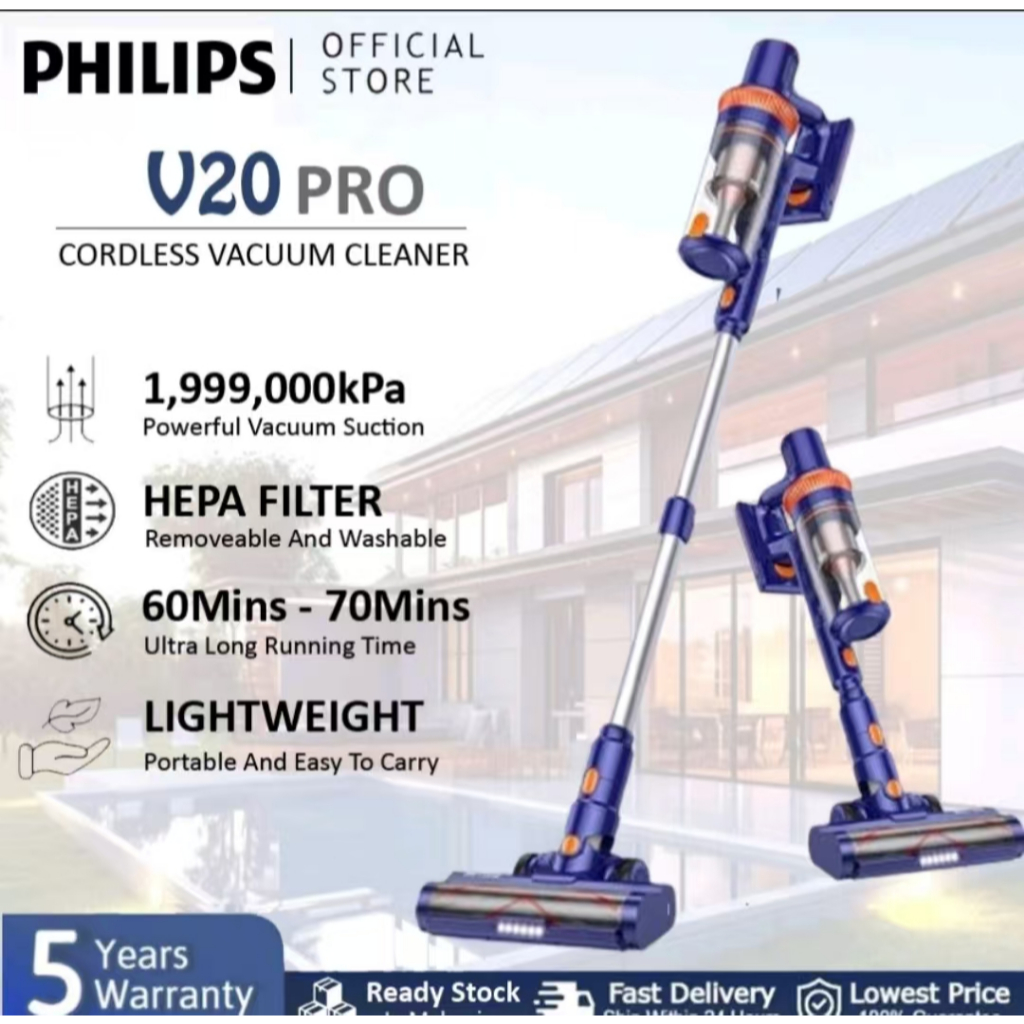 Máy hút bụi không dây V20 PRO / Wireless Vacuum V20 PRO FREE Vacuum ...