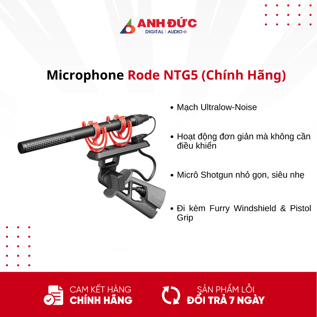 Microphone Rode NTG5 (Chính Hãng) | Shopee Việt Nam