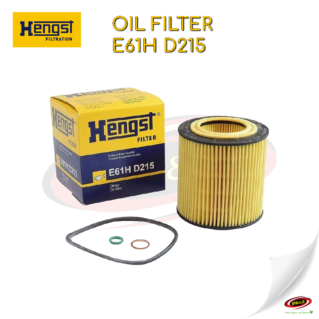 Hengst - Lọc nhớt động cơ - Oil Filter E61H D215 cho Vinfast Lux A, BMW ...