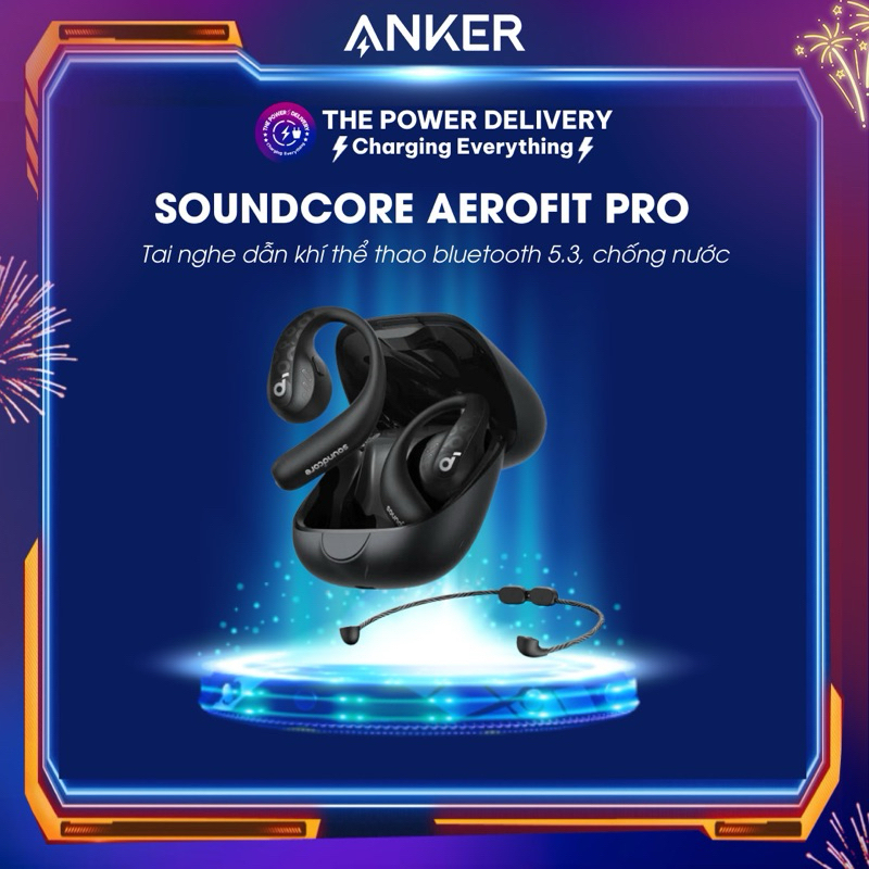 Tai nghe dẫn khí thể thao Bluetooth Anker Soundcore AeroFit Pro A3871 ...