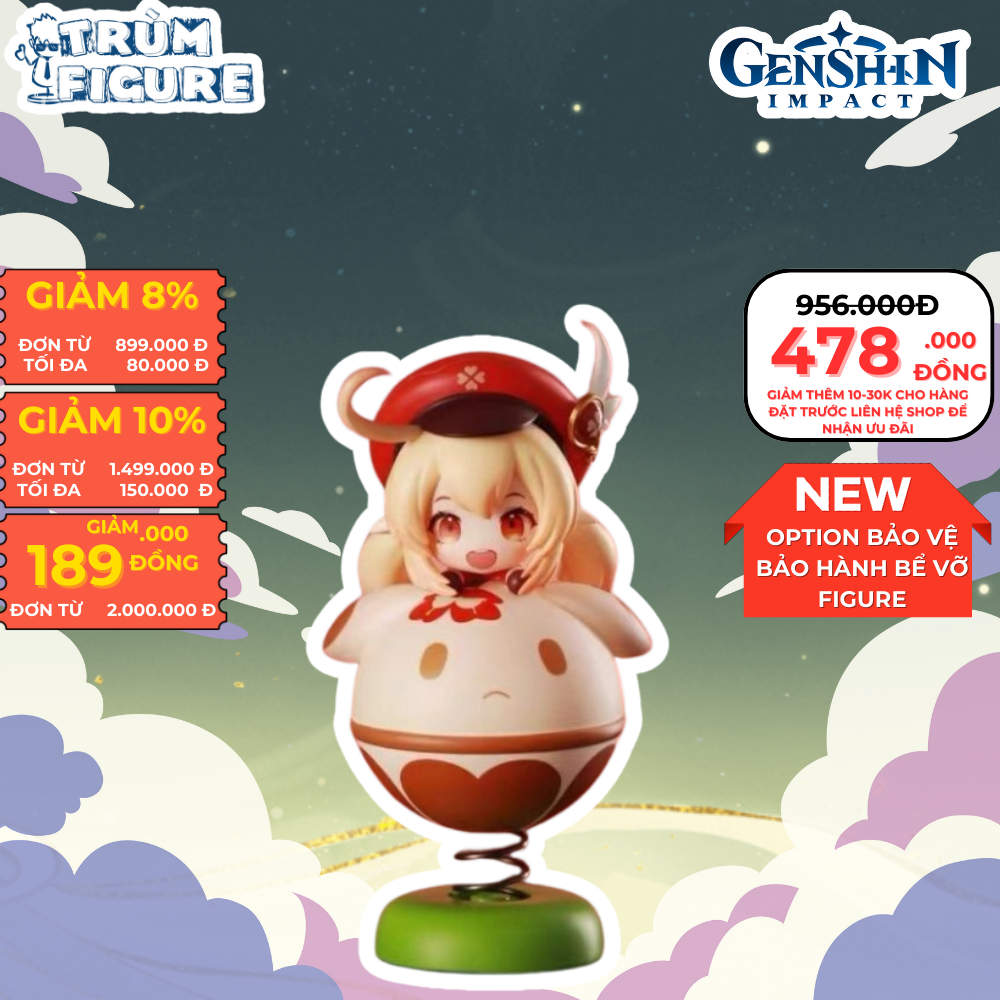 Mô Hình, Figure Character Klee Boom Boom, Genshin Impact - Full Box ...