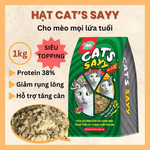 HẠT CHO MÈO SIÊU TOPPING CATSAY - TÚI SEAL 1KG - MÍT PETSHOP | Shopee ...