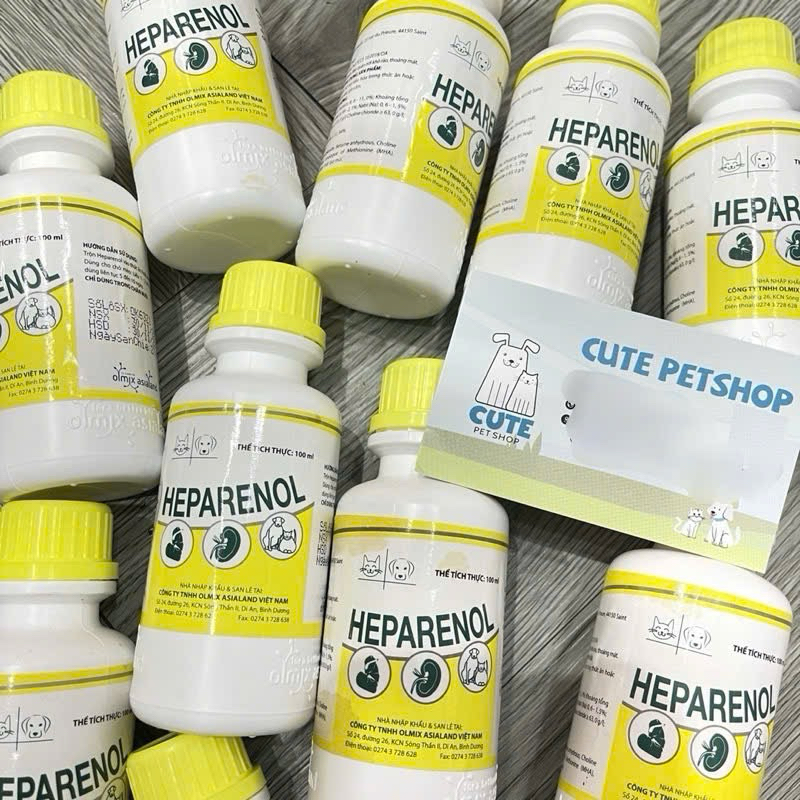 HEPARENOL (PHÁP) BỔ GAN MẬT, HỖ TRỢ TIÊU HÓA CHO CHÓ MÈO | Shopee Việt Nam