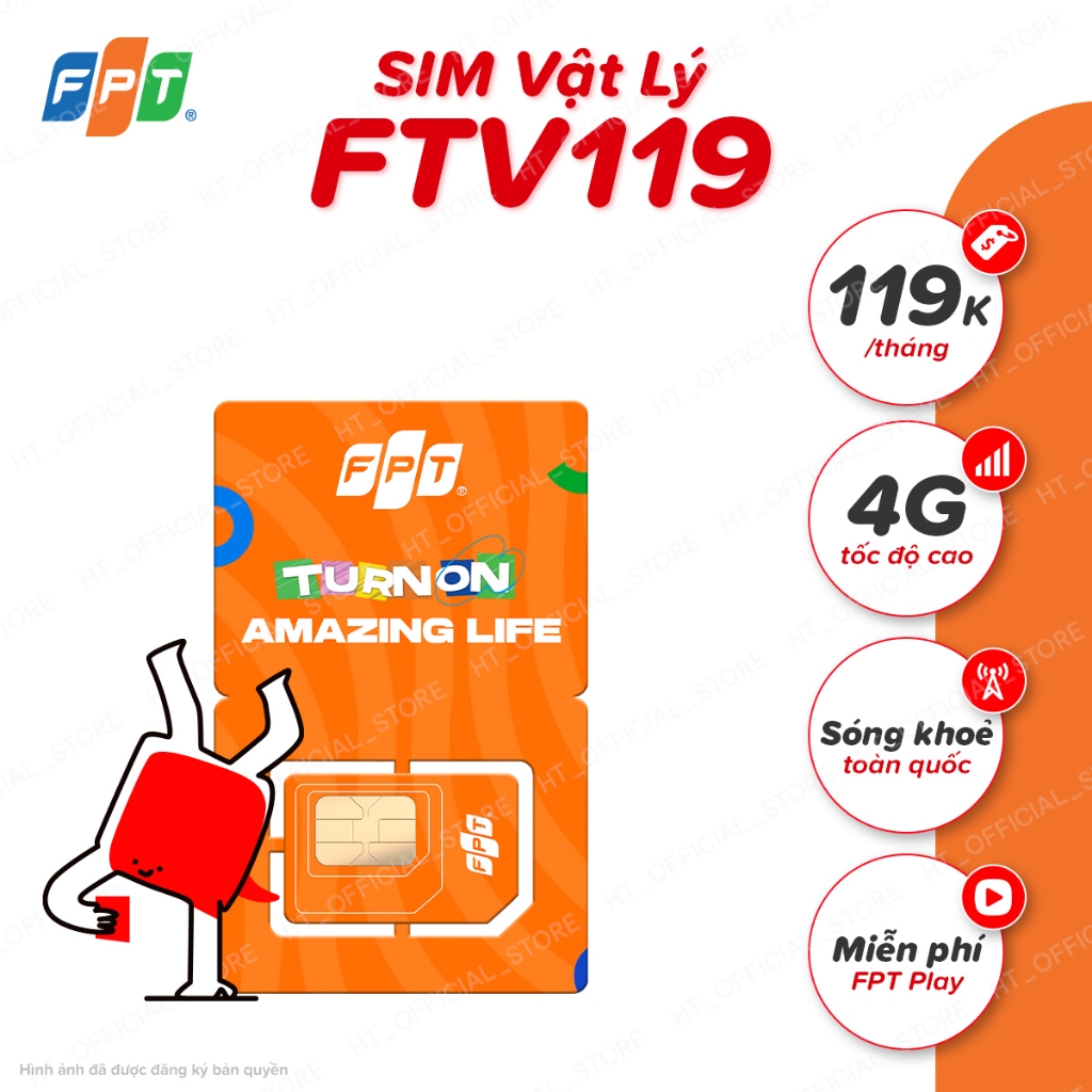 SIM FPT - FTV119 TRUY CẬP FPT PLAY KHÔNG GIỚI HẠN | Shopee Việt Nam
