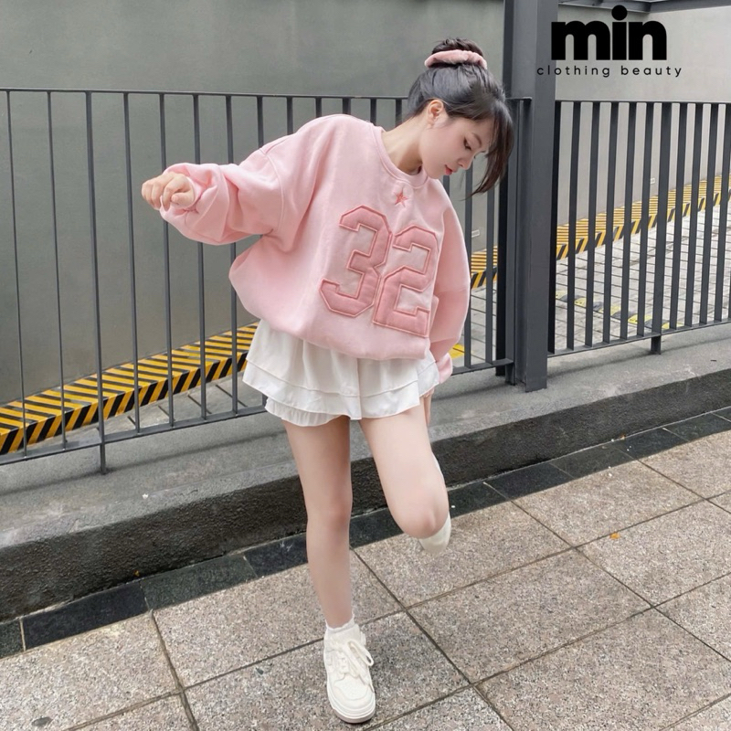 |MIN CLOTHING| (ẢNH THẬT SHOP CHỤP) Áo sweater form boxy chất nỉ bông ...
