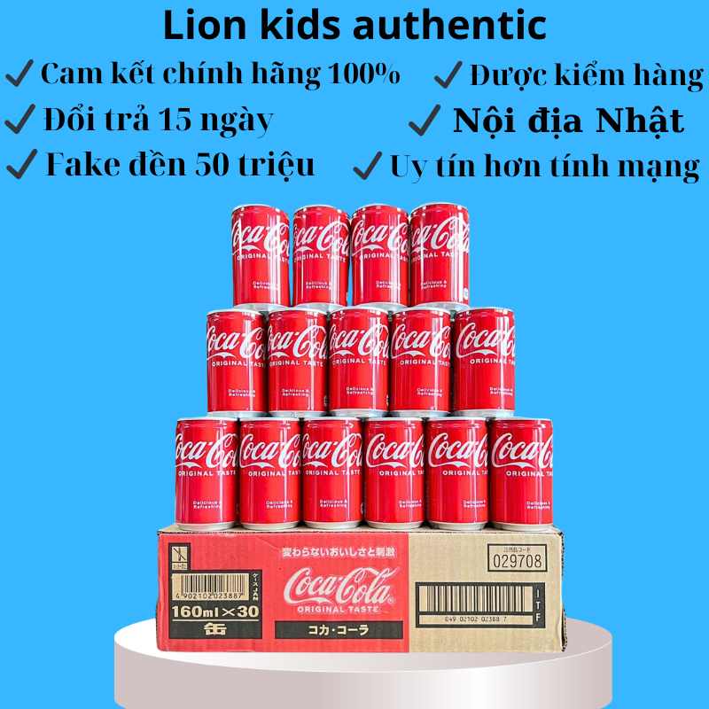 [1 thùng]Coca Mini Nhật Lon 160ml thùng 30 lon | Shopee Việt Nam