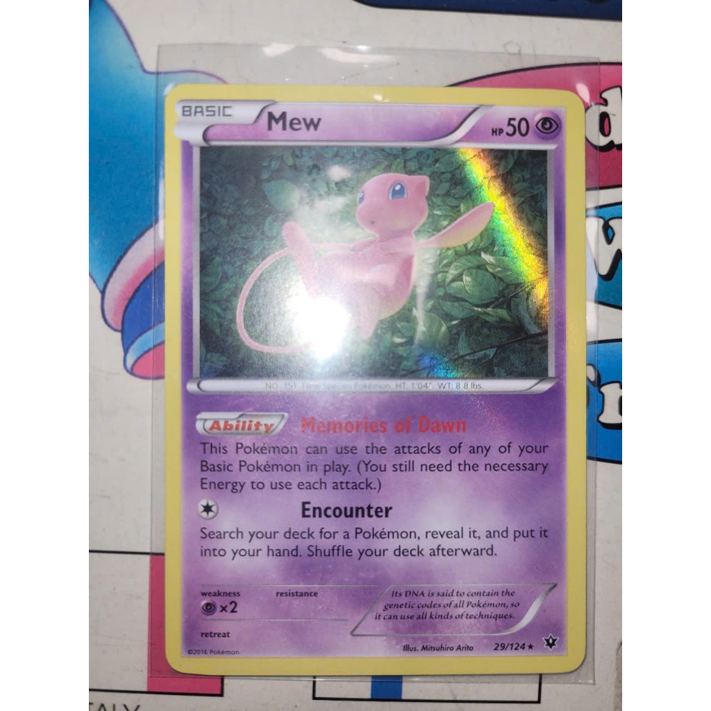 Thẻ bài Pokemon - TCG - Mew - 29/124 - Holo Rare | Shopee Việt Nam