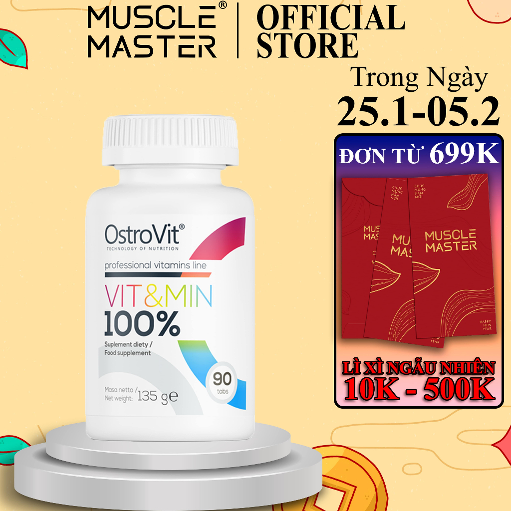 [CHÍNH HÃNG] Thực Phẩm Bổ Sung Vitamin và Khoáng Chất Ostrovit VIT&MIN ...