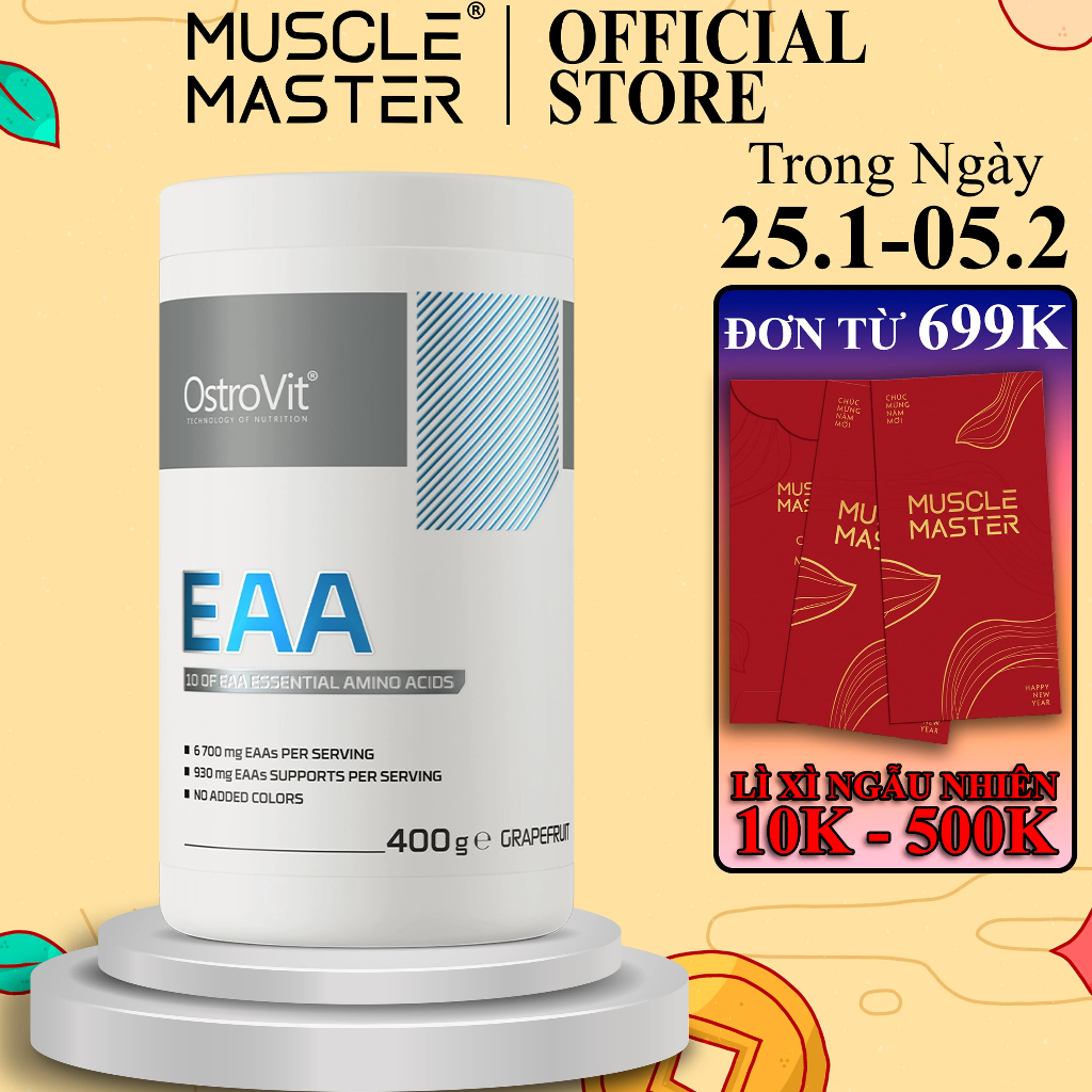 [CHÍNH HÃNG] Thực Phẩm Bổ Sung Ostrovit EAA 40 Lần Dùng | Shopee Việt Nam