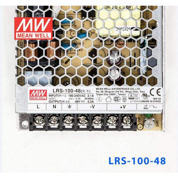 Nguồn tổ ong LRS-100-48 Meanwell (100W 48V 2.3A) | Shopee Việt Nam