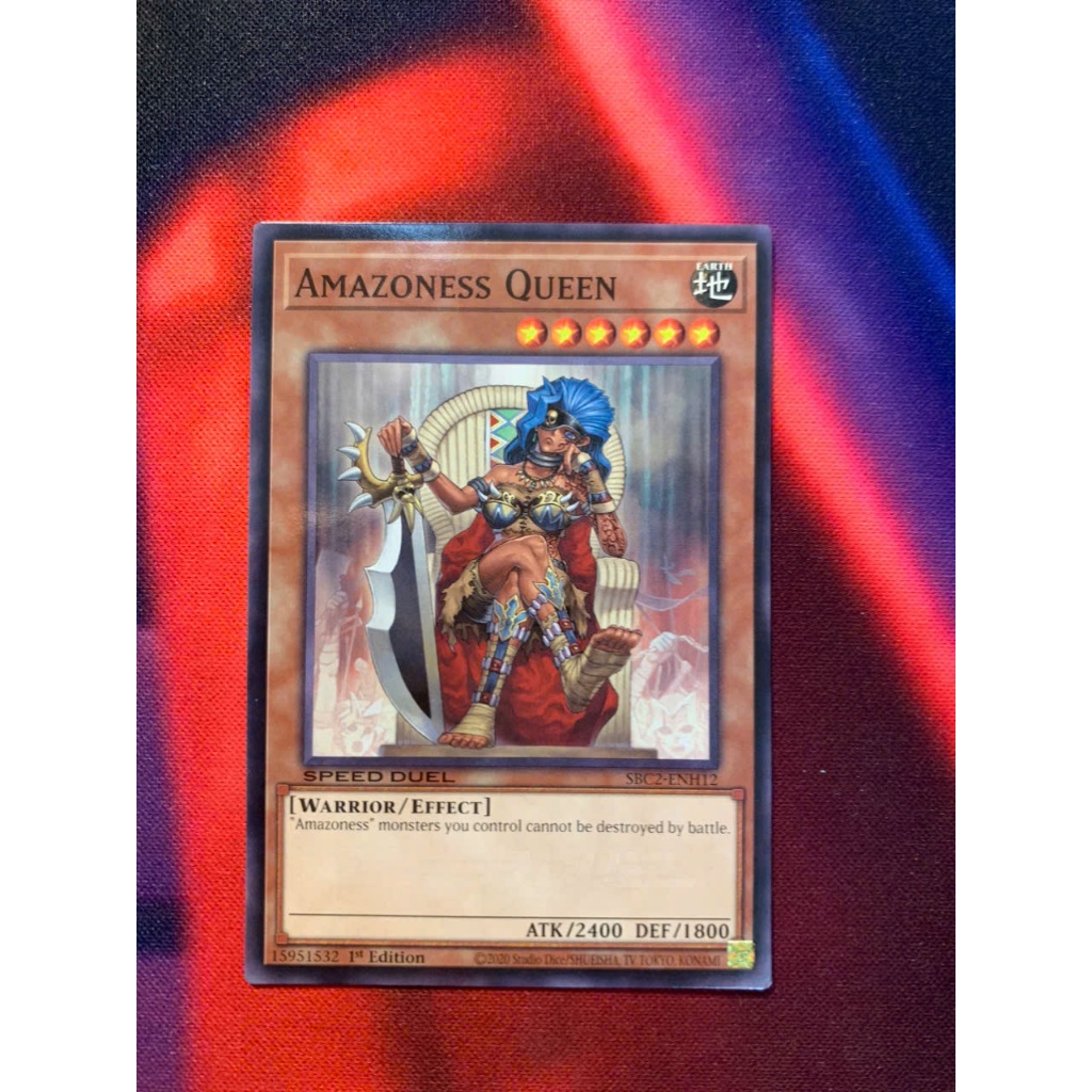 thẻ bài yugioh chính hãng amazoness queen. sbc2-enh12 | Shopee Việt Nam