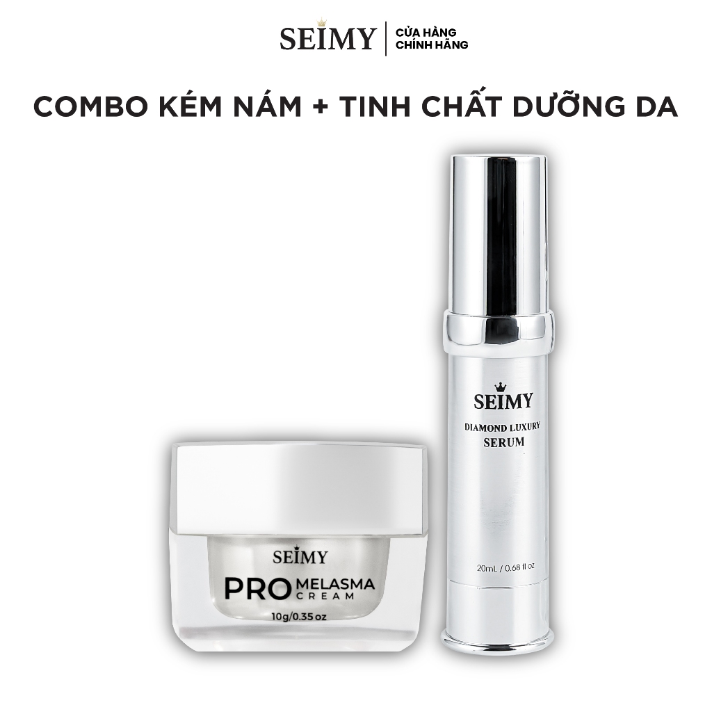 Combo Serum Dưỡng Da Nhau Thai Và Kem Nám Seimy | Shopee Việt Nam