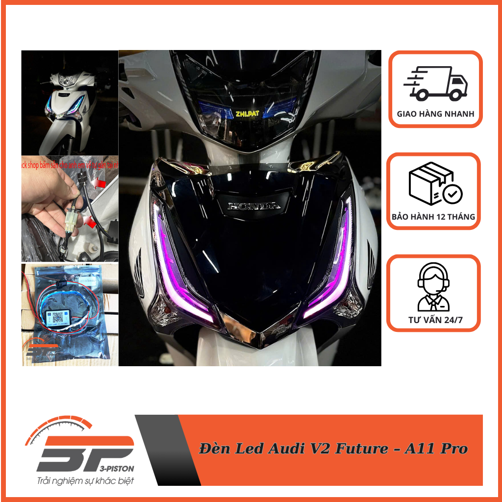 Đèn Led Audi V2 Future – A11 Pro - BH 12 tháng | Shopee Việt Nam