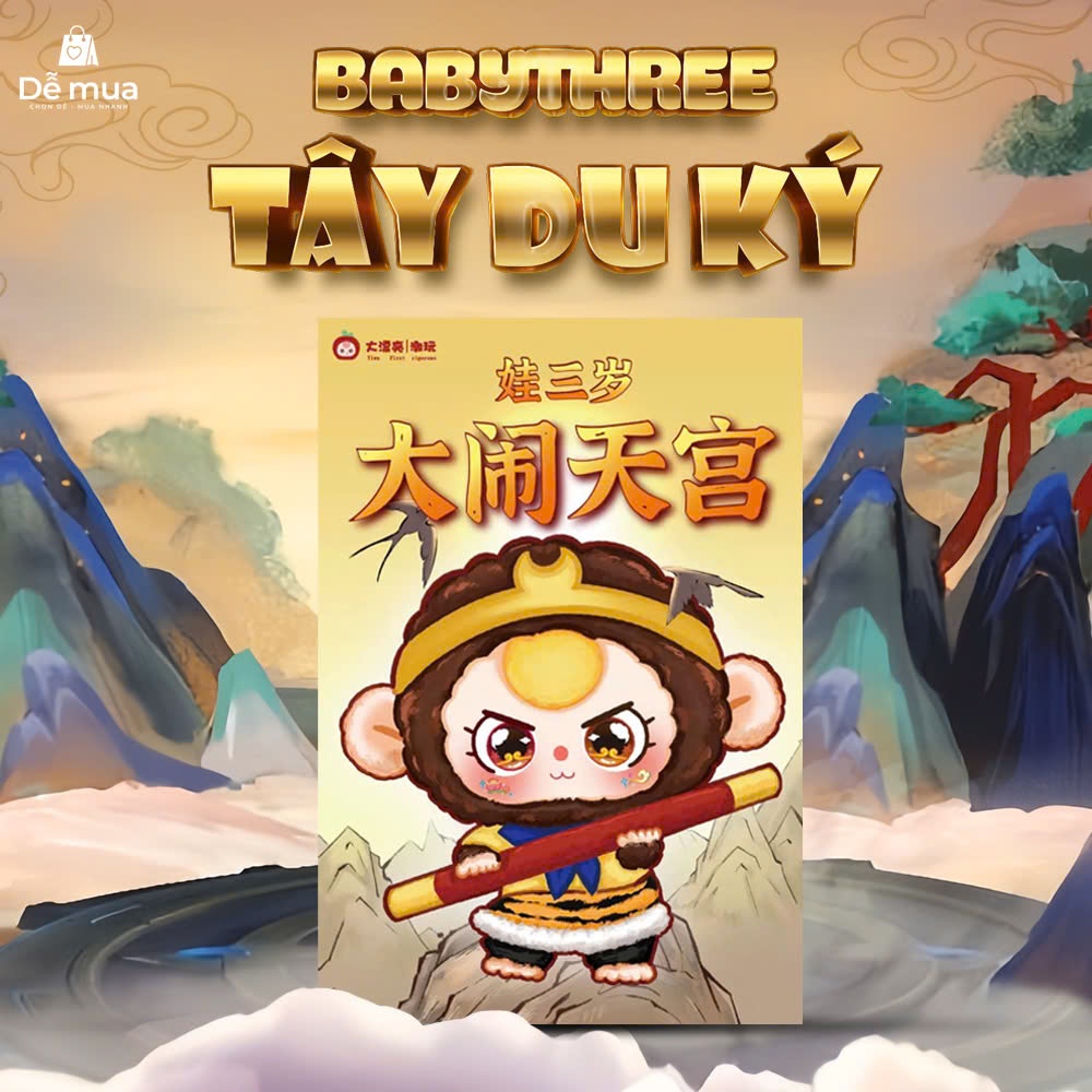 [Chính Hãng] Hộp Mù Baybythree Tây Du Kí - Blindbox Babythree Tây Du Kí ...