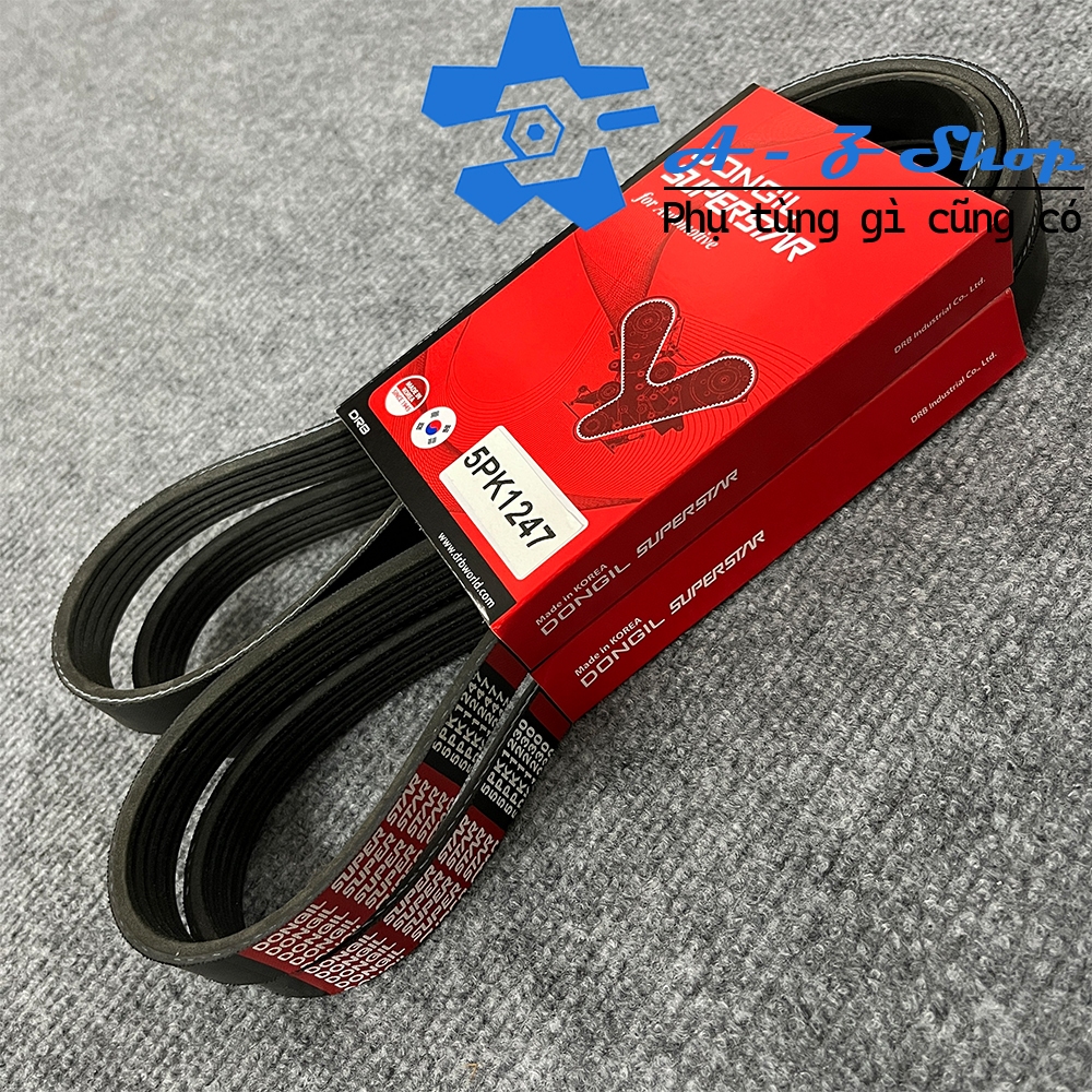 Dây curoa tổng Hyundai I10 - Dongil 5PK1230 | Dongil 5PK1247 | Shopee ...