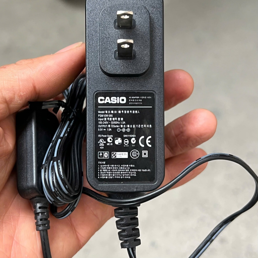 adapter nguồn 9.5v đàn Casio CTK-2090 CTK-2400 CTK-1100 CTK-2080 CTK ...