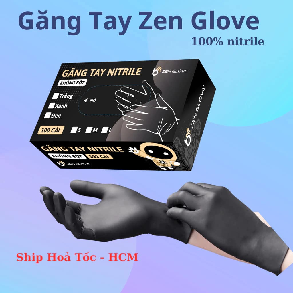 THÙNG 10 HỘP Găng Tay Màu Đen - Thương Hiệu Zen Glove | Shopee Việt Nam